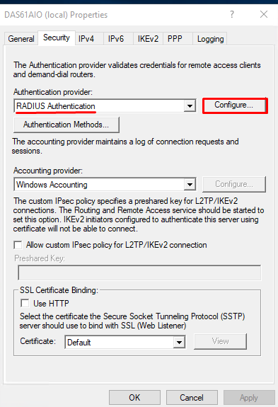 RRAS Configuration - DualShield MFA Platform - Deepnet Security Technical Guides